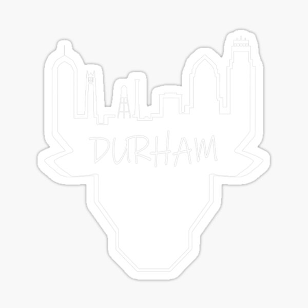 "Durham Skyline Bull" Sticker for Sale by wobblyoncology4 | Redbubble