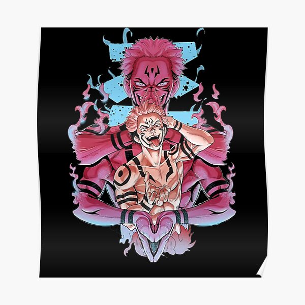 "Jujutsu Kaisen - Sukuna" Poster for Sale by Lucas-store | Redbubble