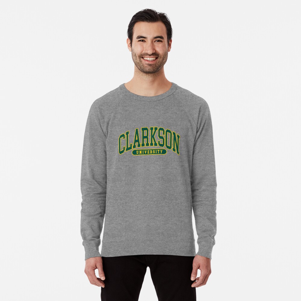 "clarkson university - college font curved" Sticker for Sale by ...