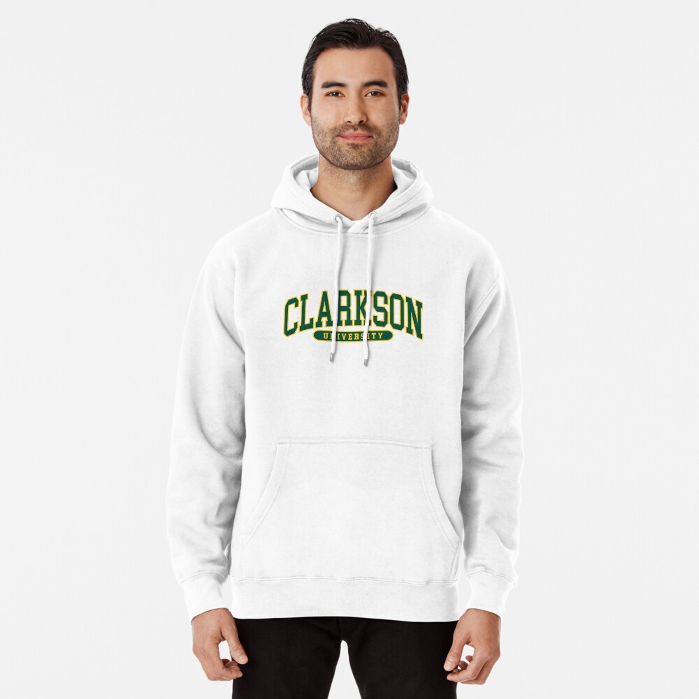 "clarkson university - college font curved" Sticker for Sale by ...