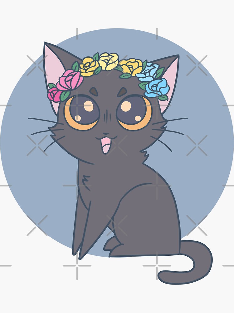 "Subtle Pan Pride Cat" Sticker for Sale by GalaxcatConcept | Redbubble