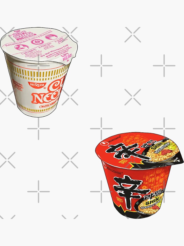 "Ramen Two Pack" Sticker for Sale by SaiyanGemini | Redbubble