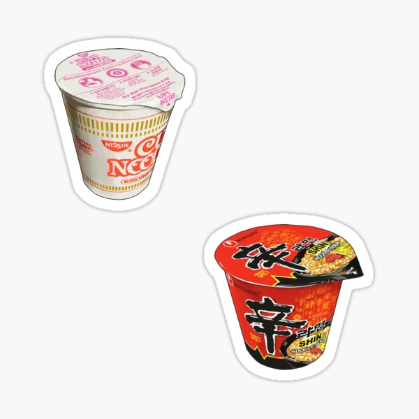 "Ramen Two Pack" Sticker for Sale by SaiyanGemini | Redbubble
