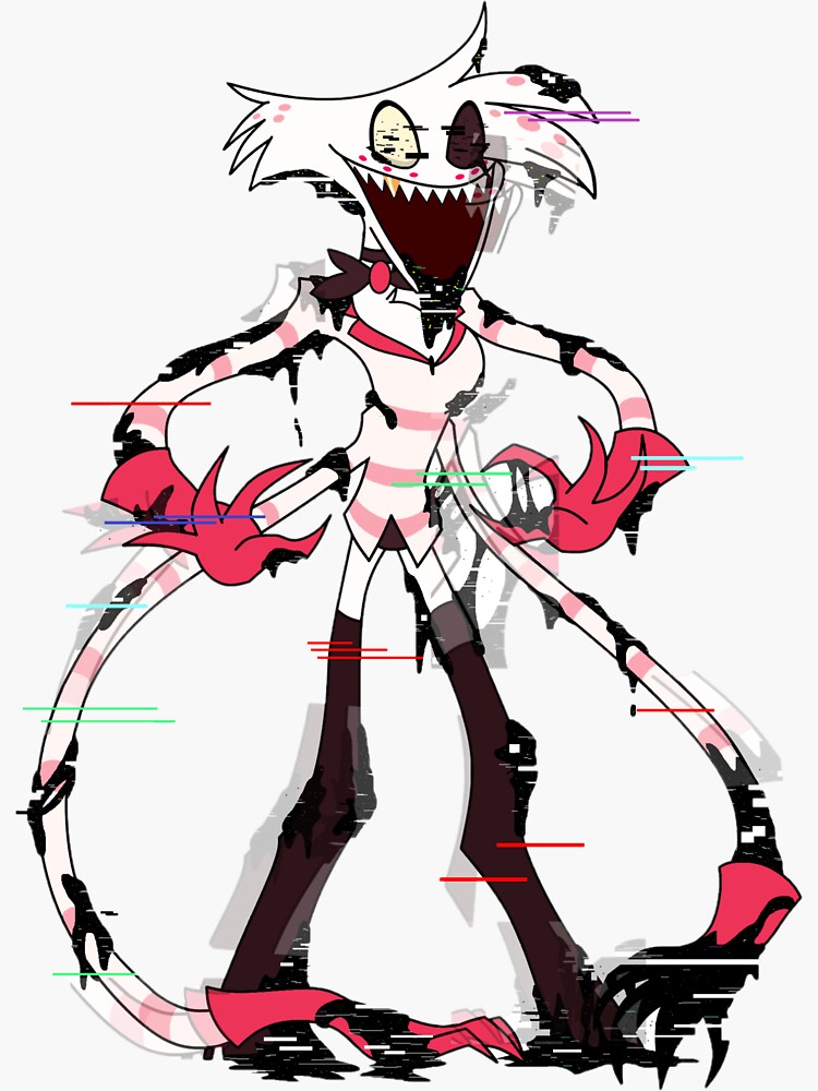 "Corrupted Angel Dust (Pibby)" Sticker for Sale by SketchyZaya | Redbubble