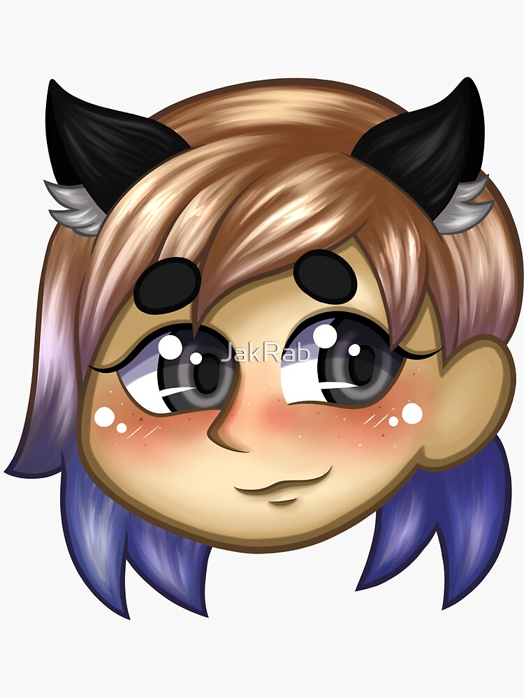 "Kristin Chibi Head" Sticker for Sale by JakRab | Redbubble