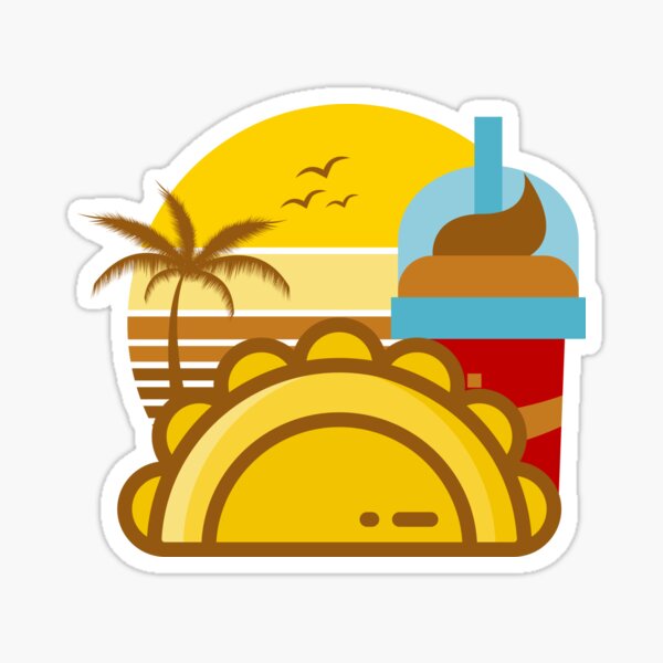 "Empanadilla & Icee" Sticker for Sale by reypr | Redbubble