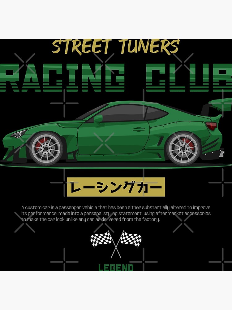 "Midnight Racer Green GT 86 JDM" Poster for Sale by goldentuners ...