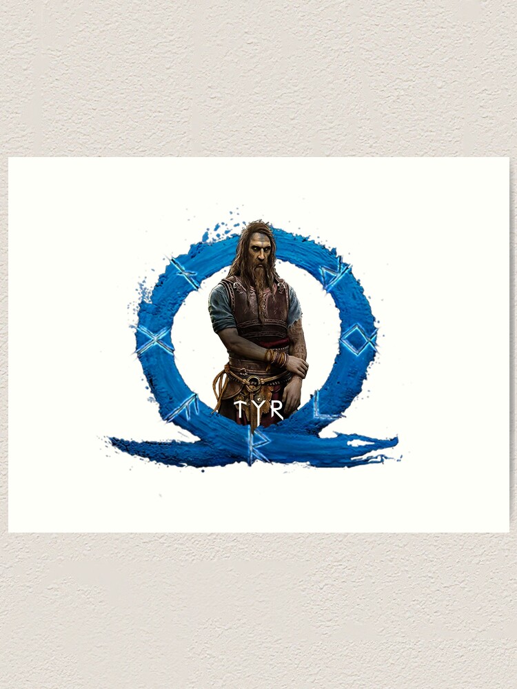 "Tyr God of War Ragnarök God of War Ragnarok" Art Print for Sale by ...