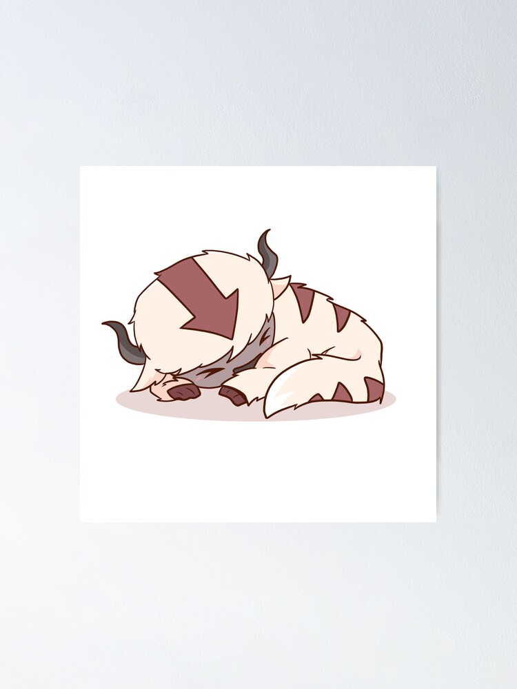 "Chibi Appa" Poster for Sale by Papaya-Dragon | Redbubble