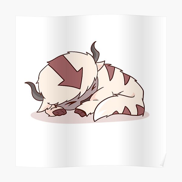 "Chibi Appa" Poster for Sale by Papaya-Dragon | Redbubble