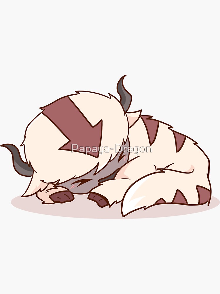 "Chibi Appa" Sticker for Sale by Papaya-Dragon | Redbubble