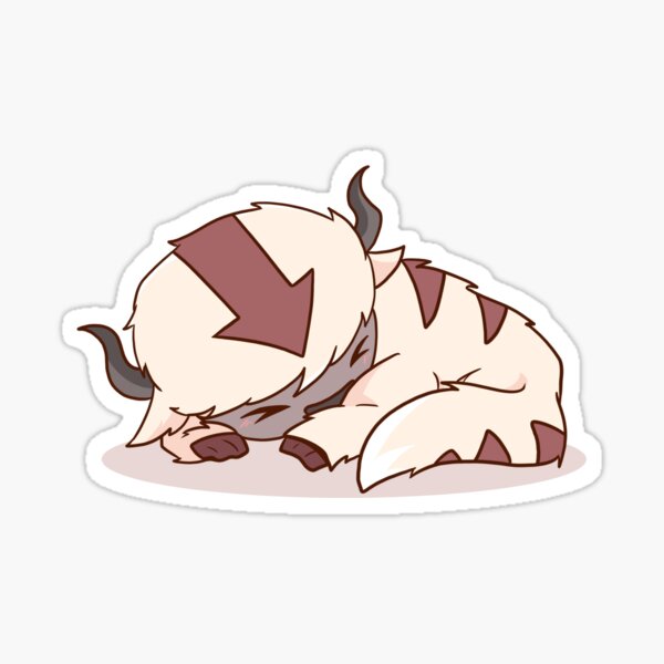 "Chibi Appa" Sticker for Sale by Papaya-Dragon | Redbubble