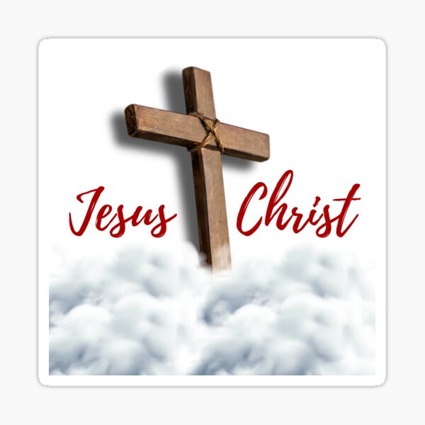 "Jesus Christ" Sticker for Sale by MadeDifferent | Redbubble