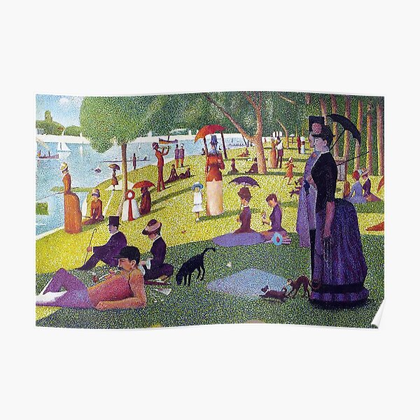 "Georges Seurat piknik grass" Poster for Sale by susanparton | Redbubble