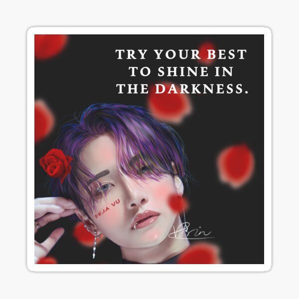"Park Seonghwa Quote Art" Sticker for Sale by VorinBrand | Redbubble