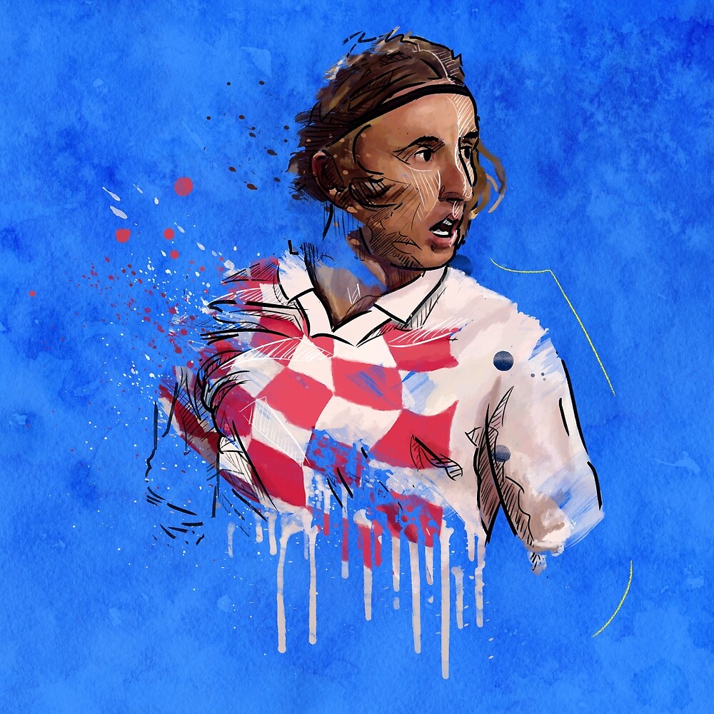 "Classic Modric" by mrkjhnwht | Redbubble