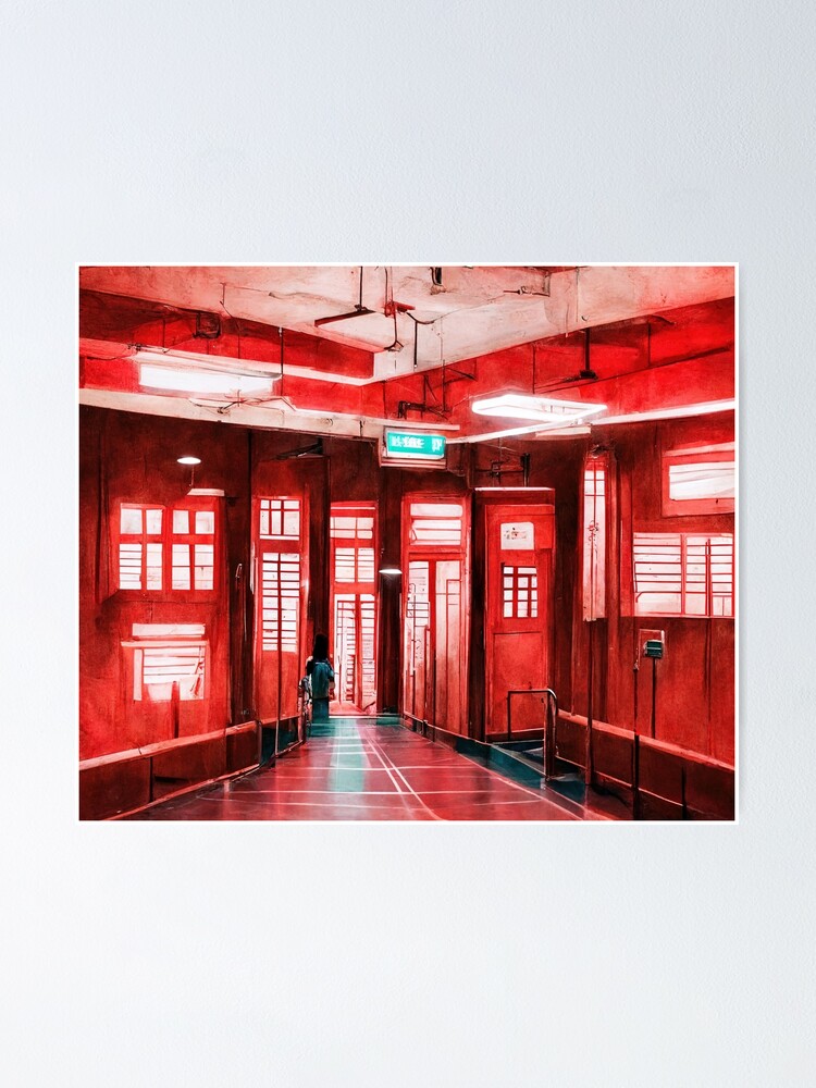 "Red Room" Poster for Sale by FlippySan | Redbubble