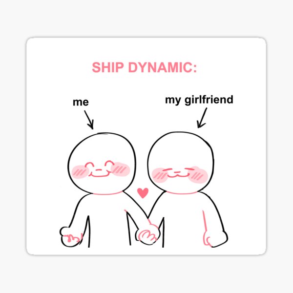 "my favorite ship dynamic" Sticker for Sale by karvviie | Redbubble