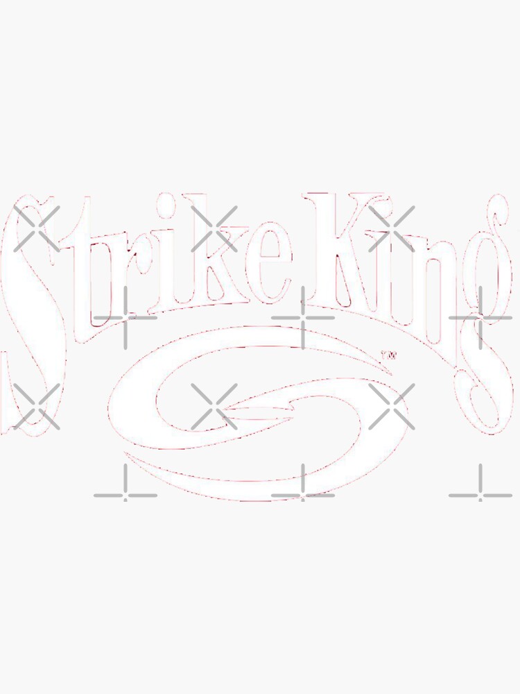 "Strike King Fishing Logo" Sticker for Sale by 1991vintage | Redbubble
