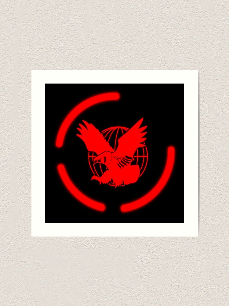 "Hacking Eagle Logo" Art Print for Sale by Alshoalla | Redbubble