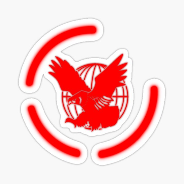 "Hacking Eagle Logo" Sticker for Sale by Alshoalla | Redbubble