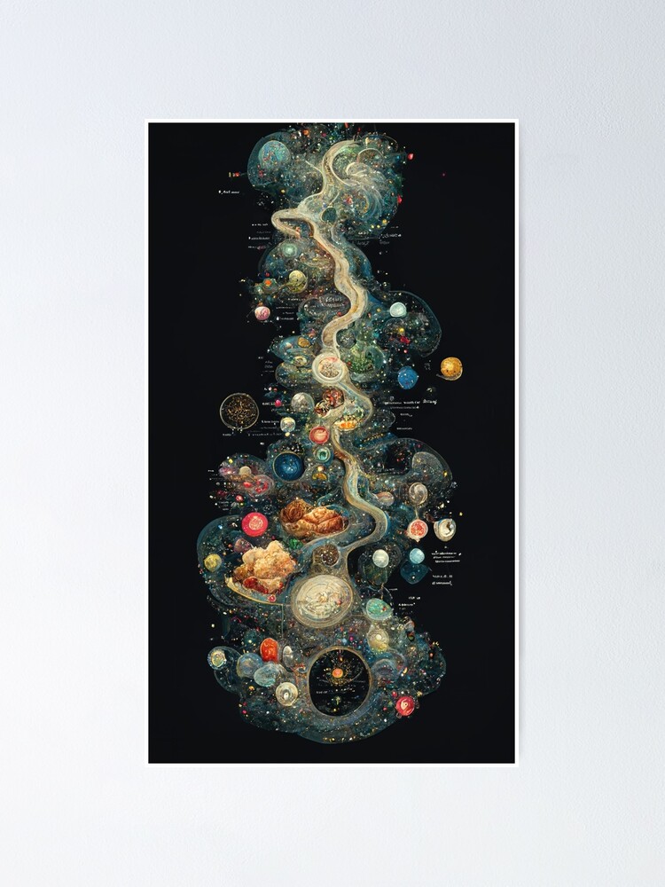 ""The Path" - Map of the Universe #2" Poster for Sale by asher-wolff ...