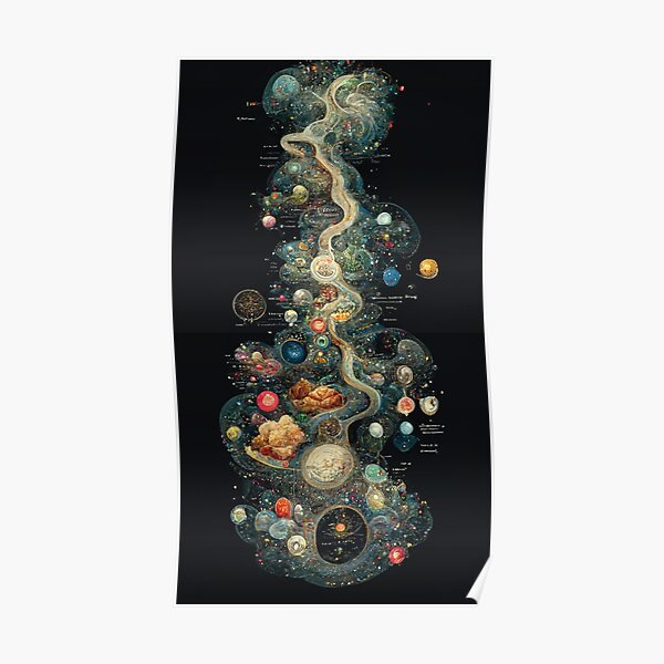 ""The Path" - Map of the Universe #2" Poster for Sale by asher-wolff ...