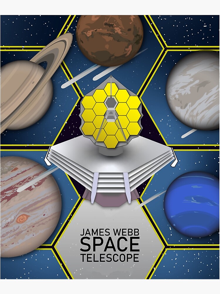 Jámés Wébb Space Télescópe JWST Premium Matte Vertical Poster Designed ...