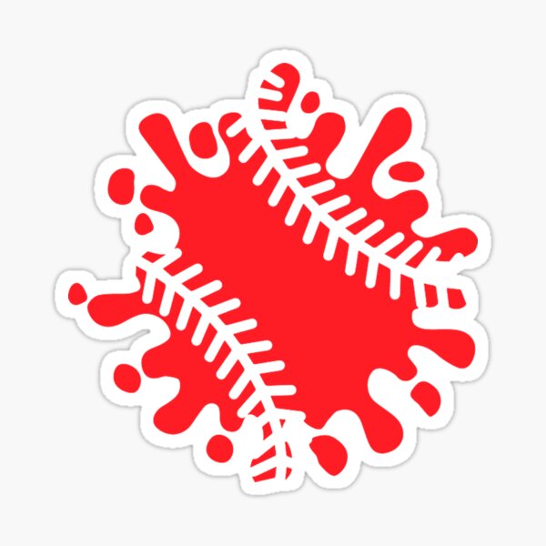 "baseball splash" Sticker for Sale by Wernerbra | Redbubble