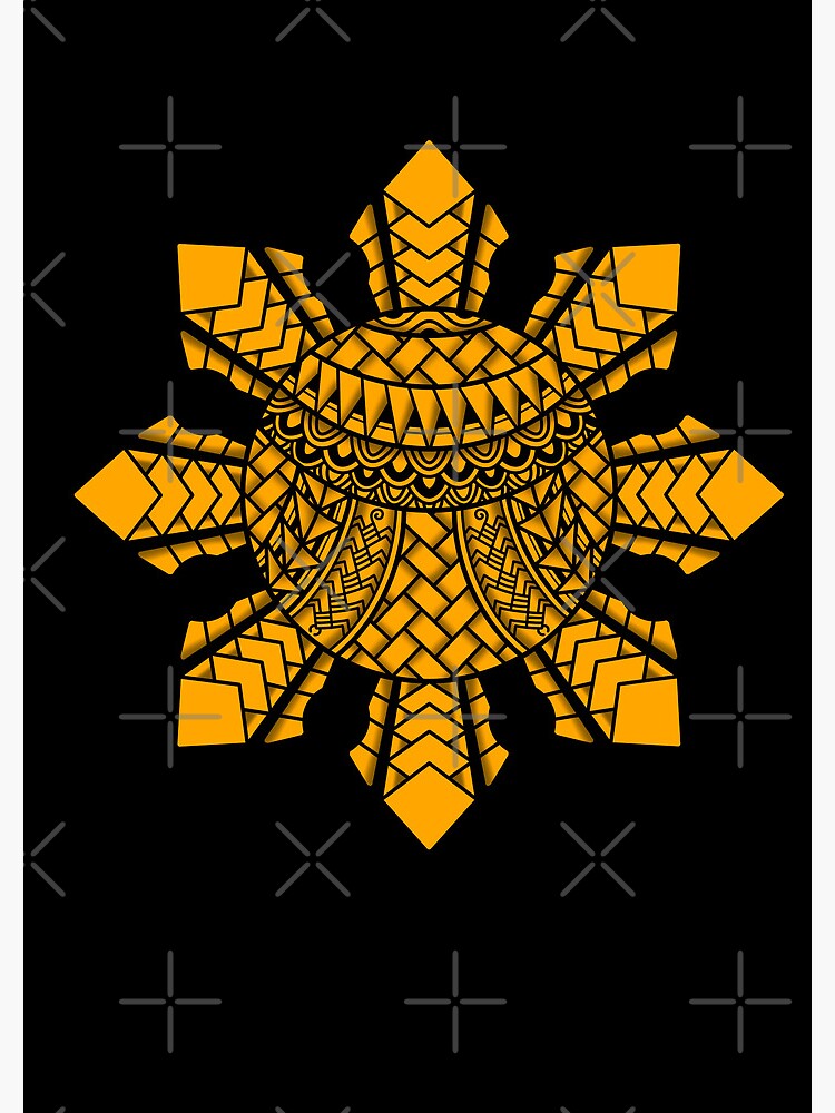 "Vintage Filipino Flag - Filipino Heritage, Filipino Tribal" Spiral ...