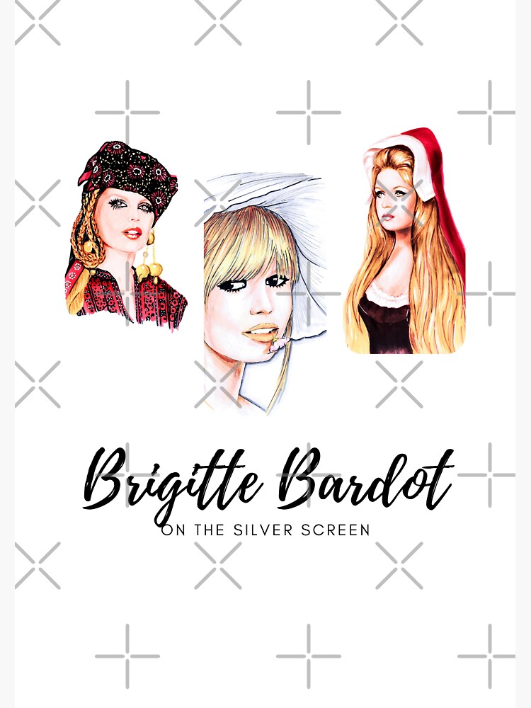 "Brigitte " Sticker for Sale by svetlanapelin | Redbubble