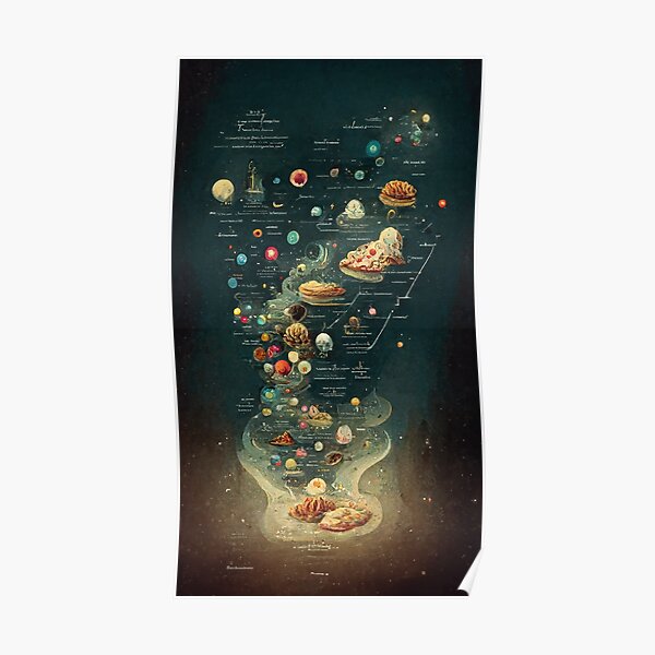 ""Slices" - Map of the Universe #7" Poster for Sale by asher-wolff ...
