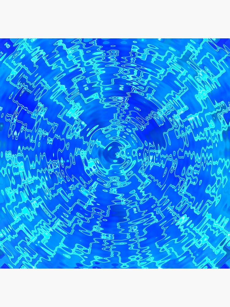 "Neon Water Ripple" Poster for Sale by baron-williams | Redbubble