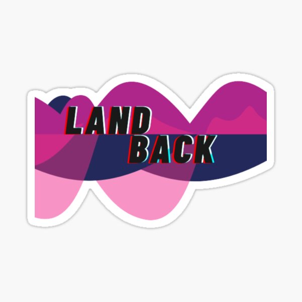 "LANDBACK" Sticker for Sale by Showmee | Redbubble