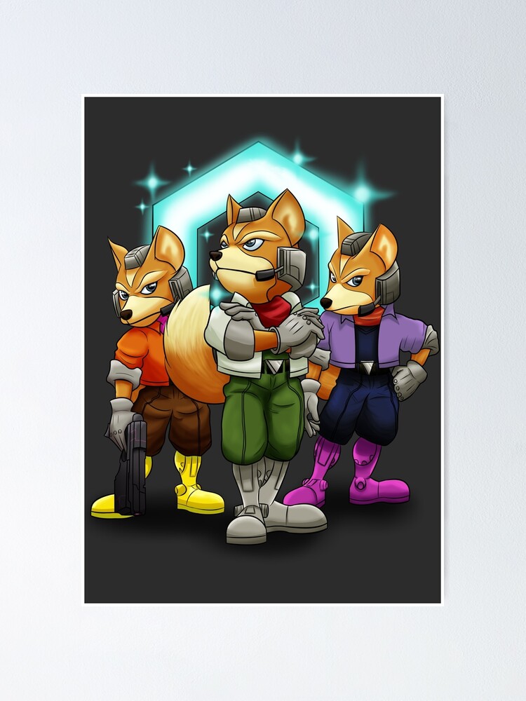 "Fox Victory Pose T-Shirt " Poster by Skytch | Redbubble
