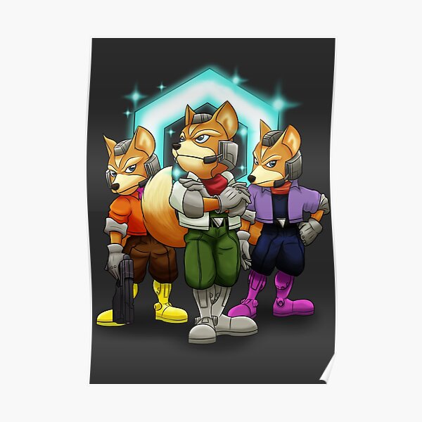 "Fox Victory Pose T-Shirt " Poster by Skytch | Redbubble