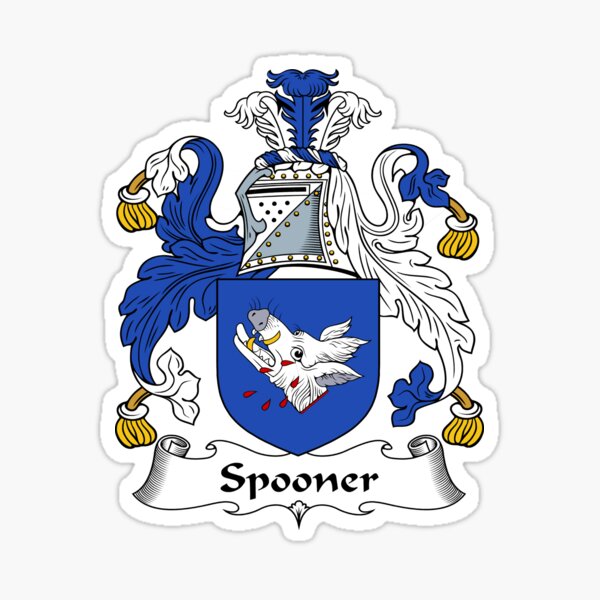 "Spooner" Sticker for Sale by HaroldHeraldry | Redbubble