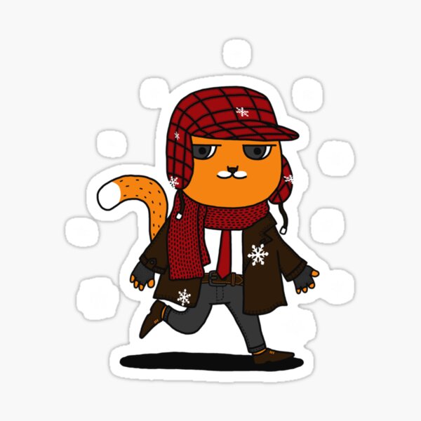 "CATcher in the Rye " Sticker for Sale by LEAH-CASHOP | Redbubble