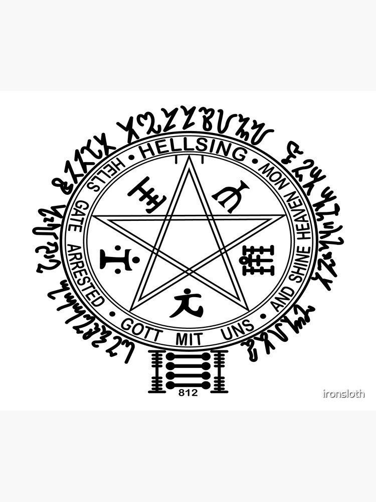 "Hellsing Symbol" Poster for Sale by ironsloth | Redbubble