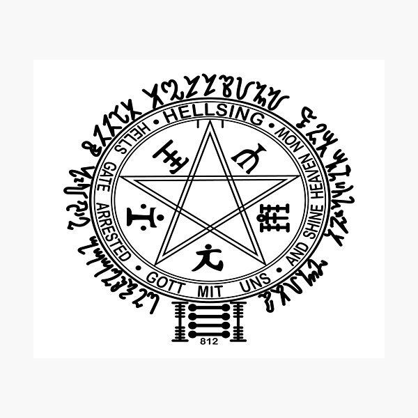 "Hellsing Symbol" Photographic Print for Sale by ironsloth | Redbubble