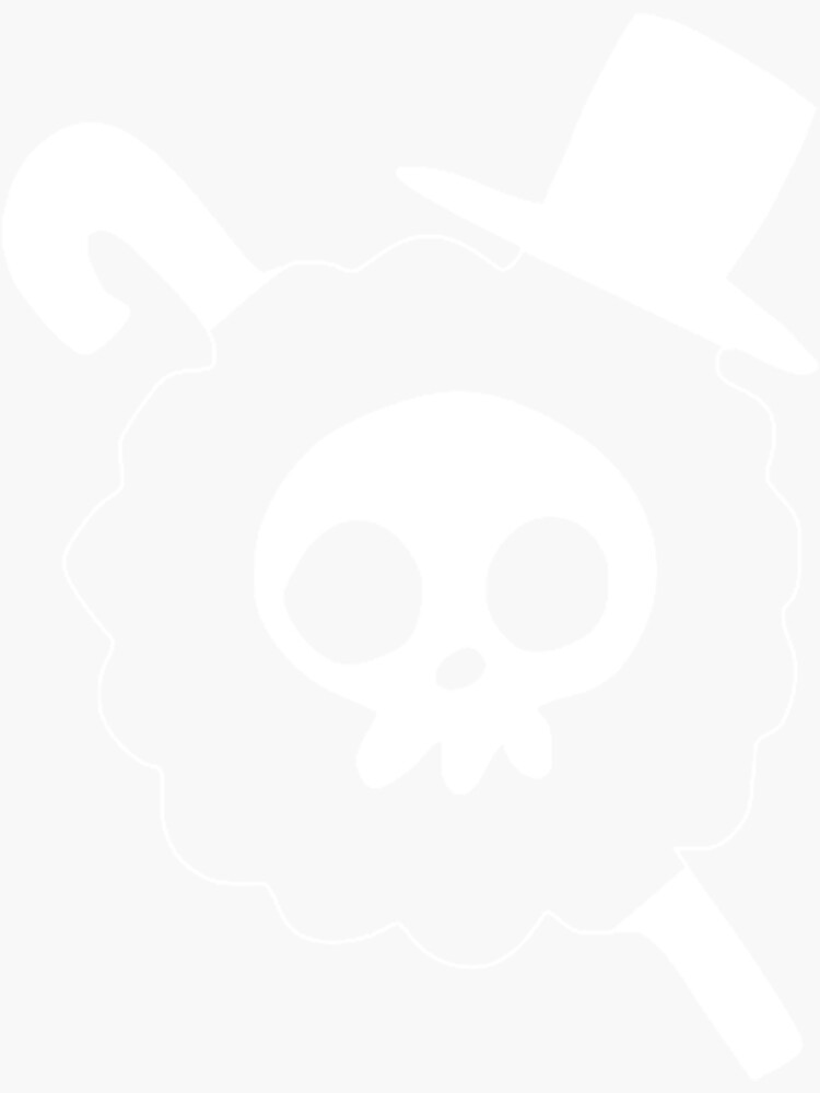 "Brook Flag One Piece" Sticker for Sale by QwikArt | Redbubble