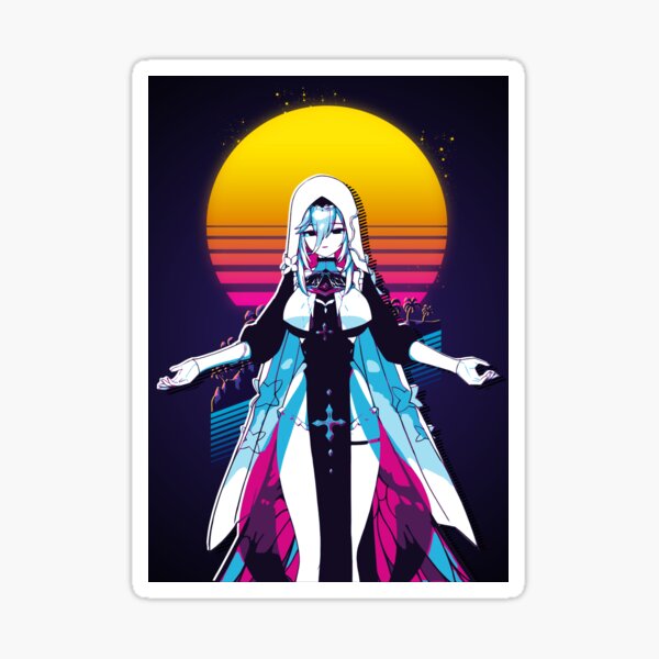 "Honkai Impact - Aponia *80s retro*" Sticker for Sale by MyRetroArt ...