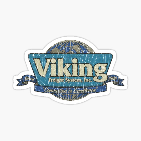 "Viking Freight System 1966" Sticker for Sale by AstroZombie6669 ...