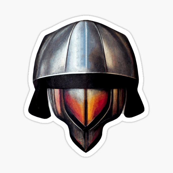 "Medieval Soldier Helmet" Sticker for Sale by kualio | Redbubble