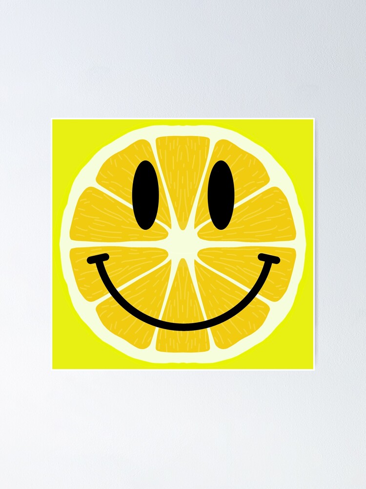 "Lemon smile" Poster for Sale by kawaiiplaze | Redbubble