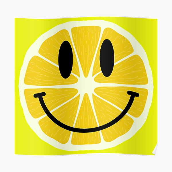 "Lemon smile" Poster for Sale by kawaiiplaze | Redbubble