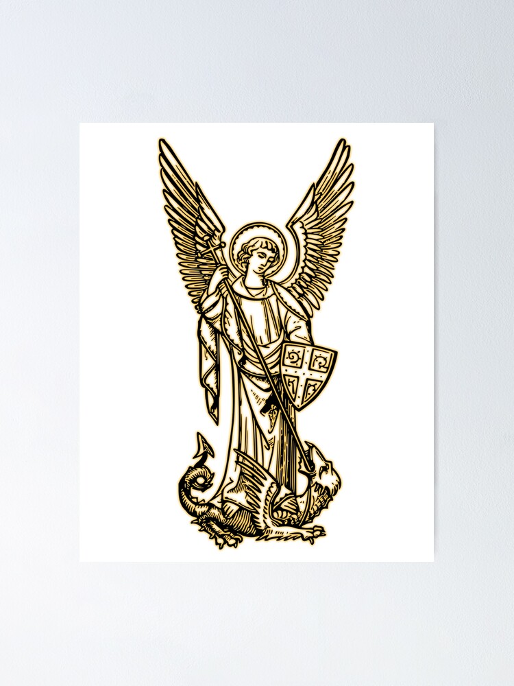 "michael archangel" Poster for Sale by LovelyMoi | Redbubble