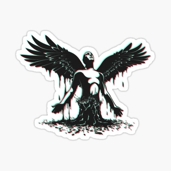 "Fallen Angel Lucifer" Sticker for Sale by LovelyMoi | Redbubble