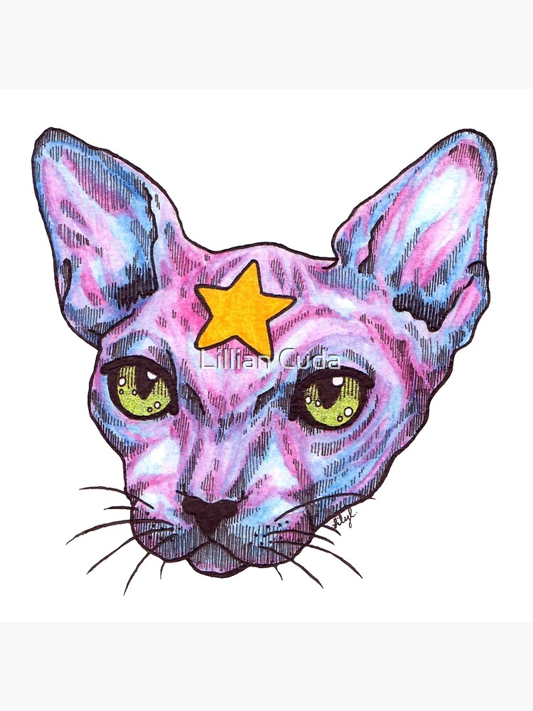 "Star Cat" Canvas Print by LillianCuda | Redbubble