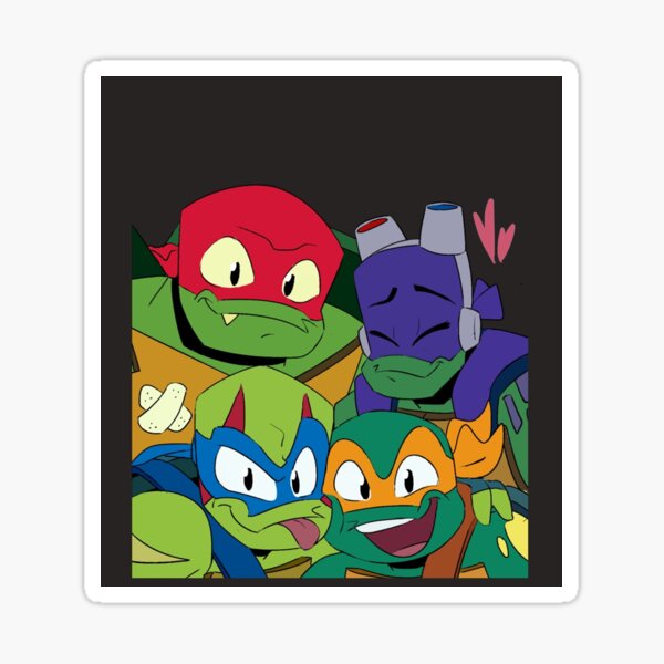 "ROTTMNT Sleeveless Top" Sticker for Sale by PopStandMerch | Redbubble